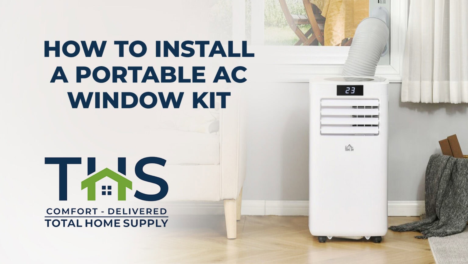 How to Install a Portable AC Window Kit